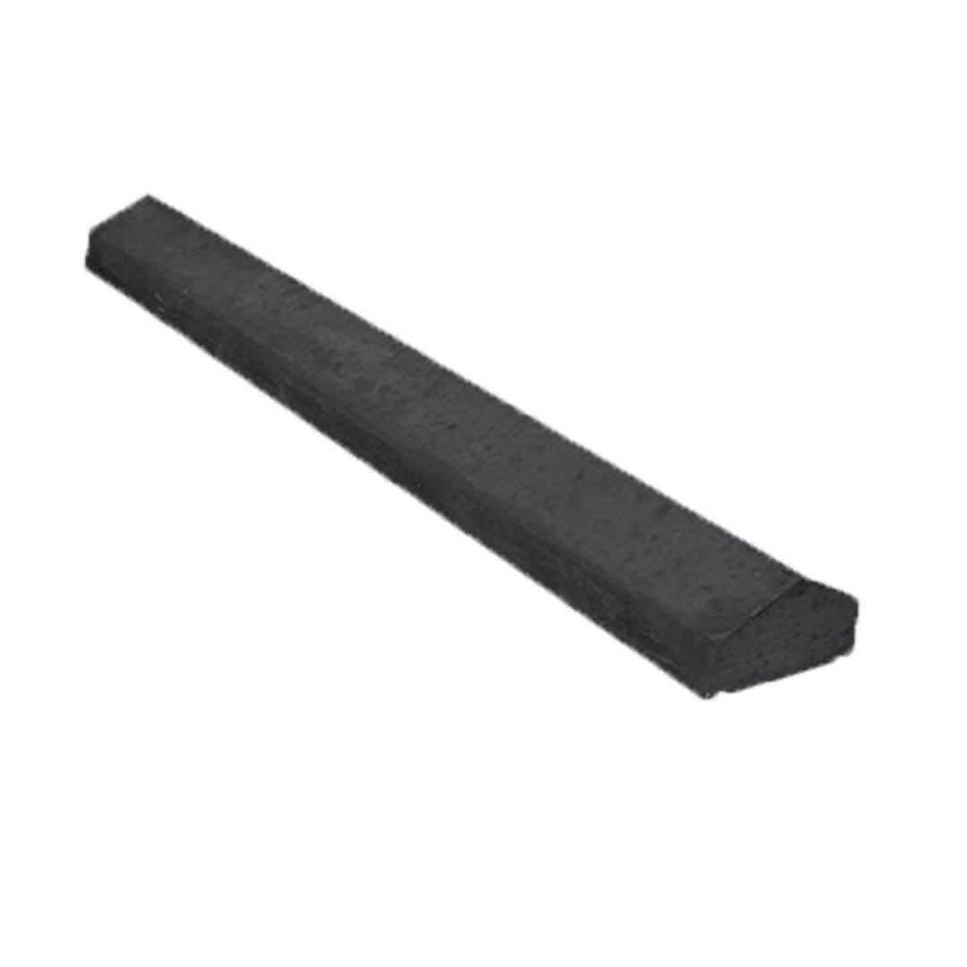 Muurafdekplaat punt Beton Zwart Gecoat 20x100x5cm | Buitenbart.nl