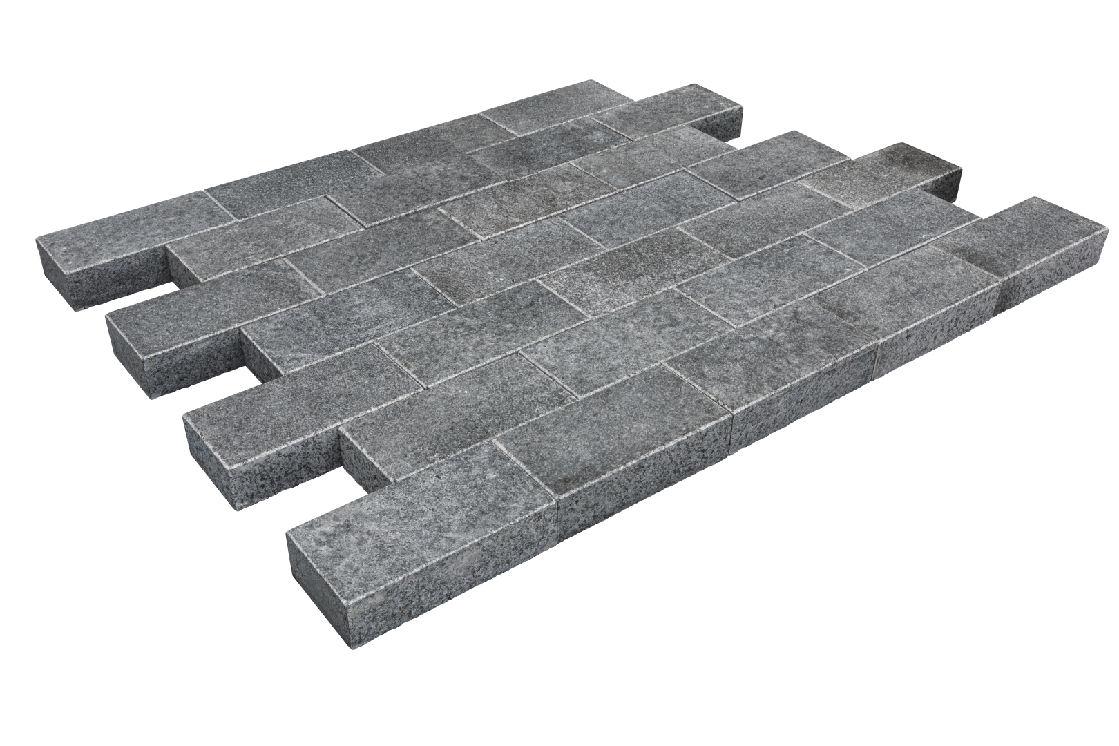 Natuursteen Klinker Gabro Piazza Waterjet 20x10x5 | Buitenbart.nl