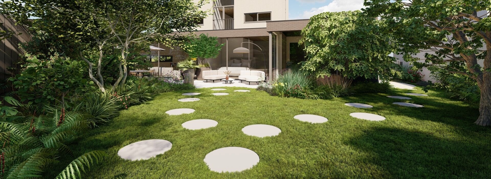 Staptegels Rond Beton - Staptegels en stapstenen - Tuintegels overig ...